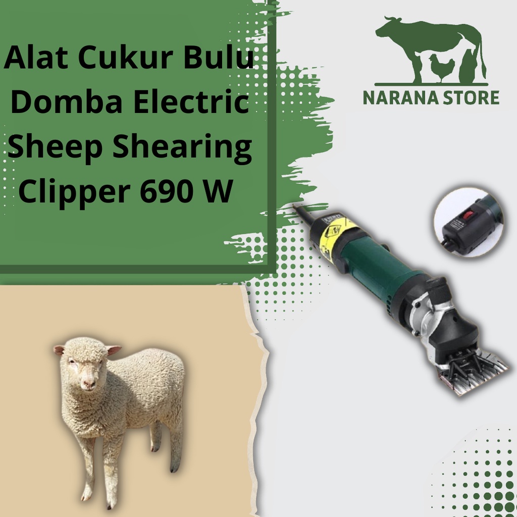Jual Alat Cukur Bulu Domba Anjing Electrik Sheep Shearing Clipper 690 W | Shopee Indonesia