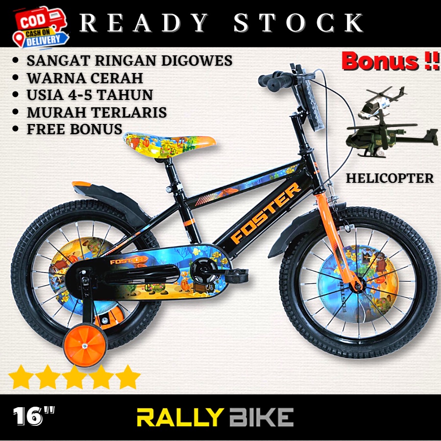 Jual Sepeda anak ukuran 16 inc untuk usia 4 tahun murah berkualitas ...