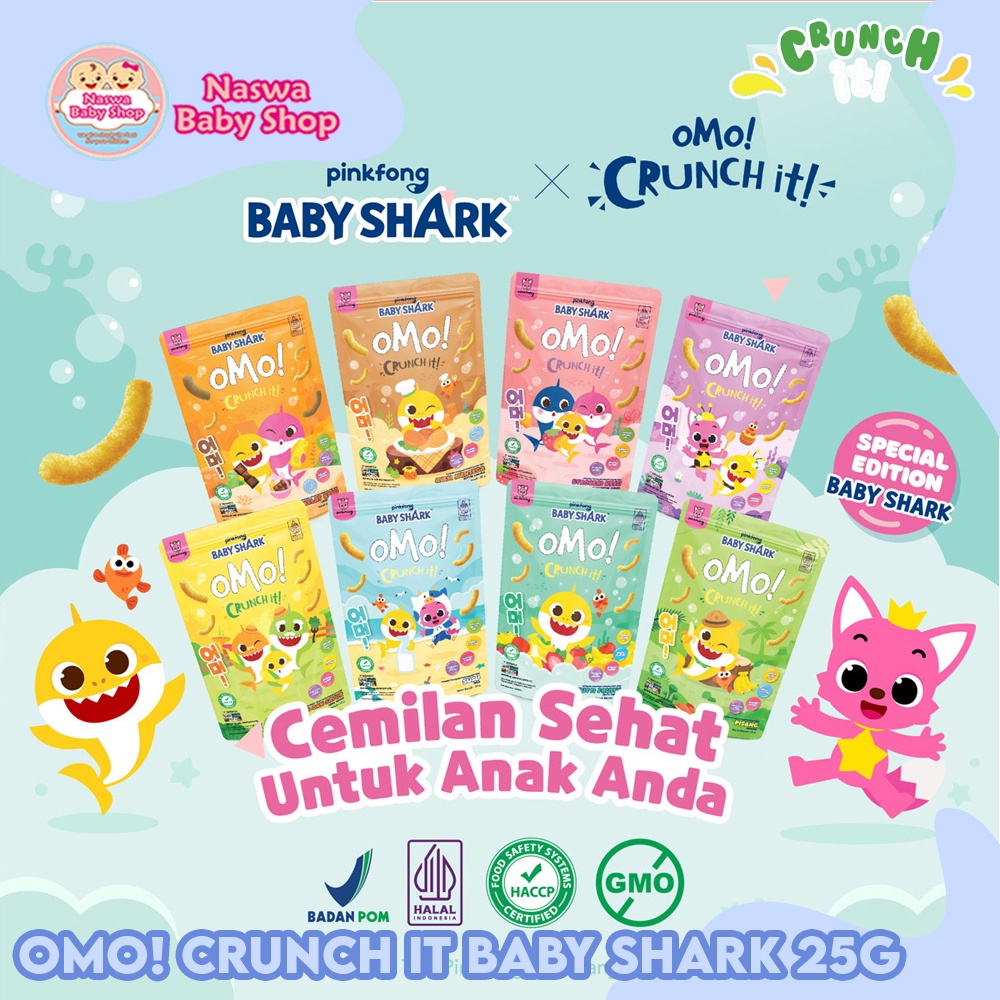 Jual Omo! Crunch it Snack Sehat Anak Cemilan Bayi Tanpa MSG & Pewarna Buatan 9m+ 25g | Shopee ...
