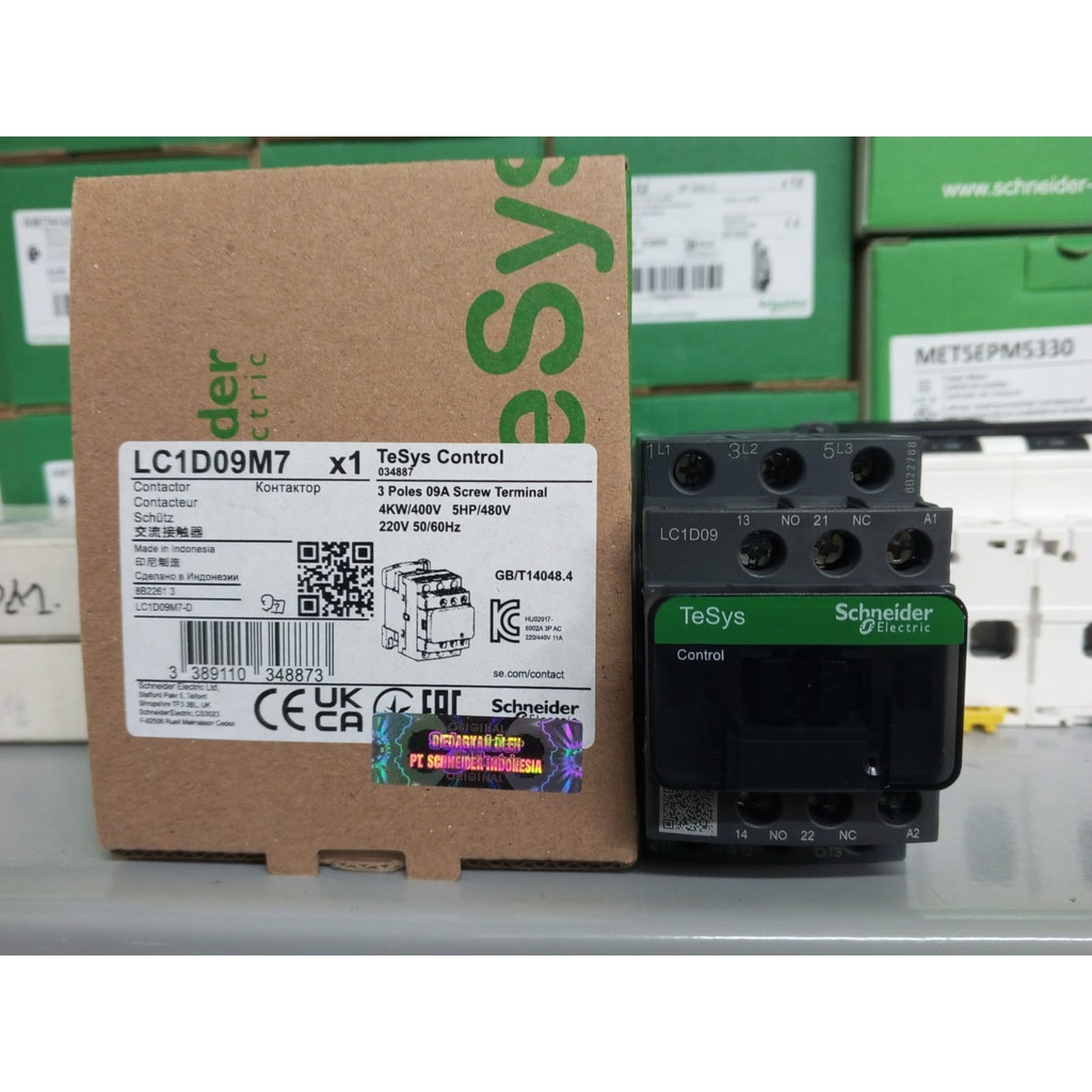 Jual SCHNEIDER KONTAKTOR CONTACTOR LC1D09M7 LC1D09F7 LC1D09Q7 LC1D09 3P ...