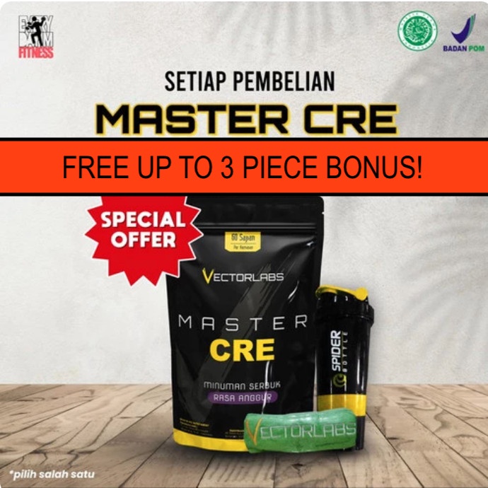 Jual VECTORLABS VL MASTER CRE CREATINE 60 SERV SERVING 300 GR GRAM ...