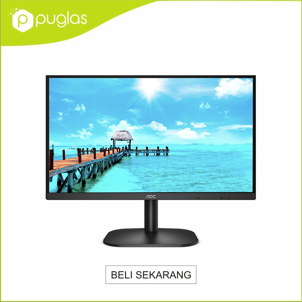 Jual Monitor LED AOC 24B2XDA IPS Full HD HDMI VGA DVI For Komputer ...