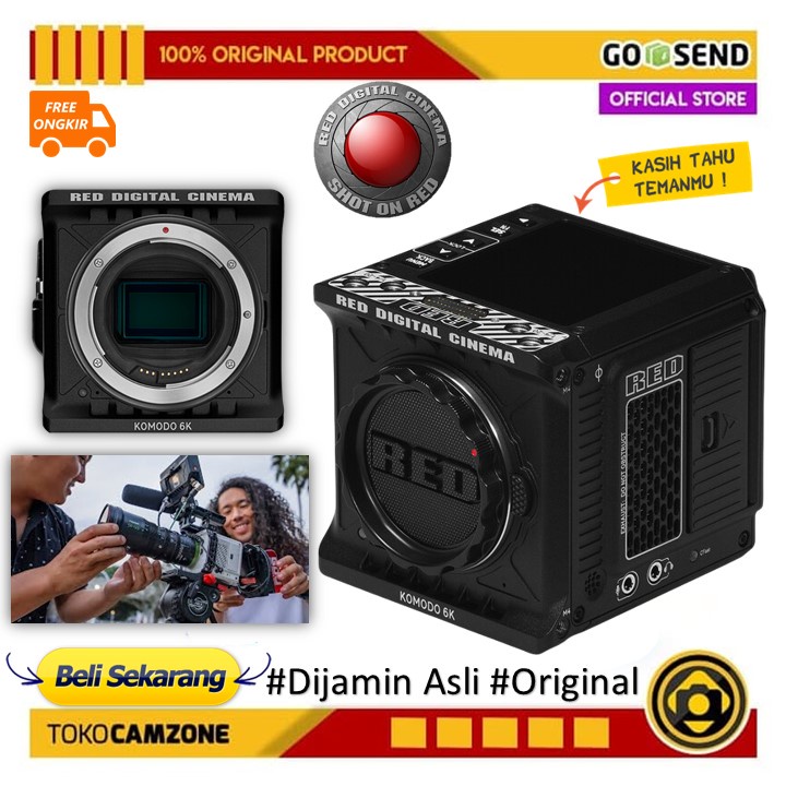 Jual RED DIGITAL CINEMA KOMODO 6K Digital Cinema Camera (Canon RF ...