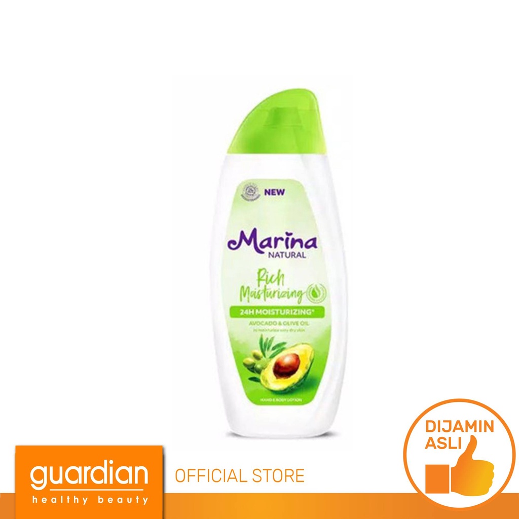 Jual Marina Hand and Body Lotion Natural Rich Moisturizing 475Ml | Shopee Indonesia
