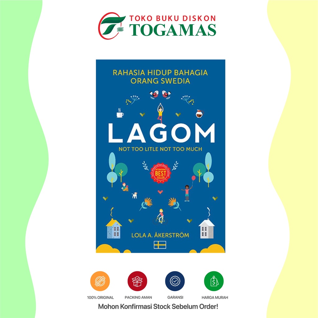 Jual [ORIGINAL] Buku Lagom (Rahasia Hidup Bahagia Orang Swedia) - RENE BOOK | Shopee Indonesia
