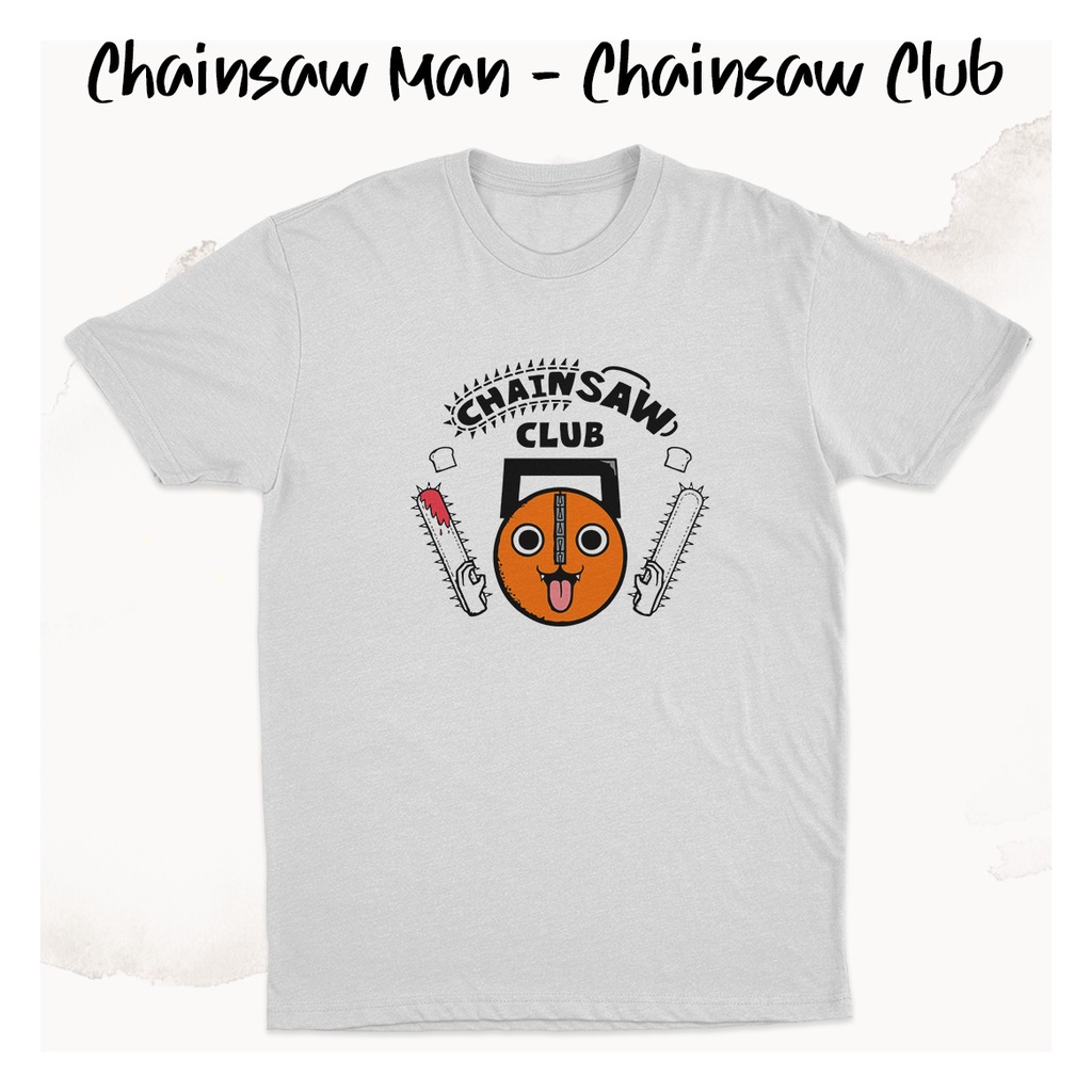 Jual Kaos Chainsaw Club Anime Chainsaw Man K0037 | Shopee Indonesia