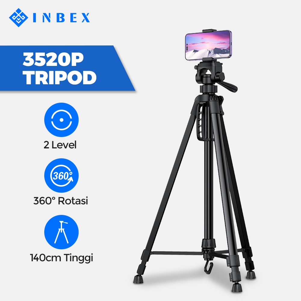 Jual Profesional Stabil Tripod hp Kamera / Handphone Tripod 140cm ...