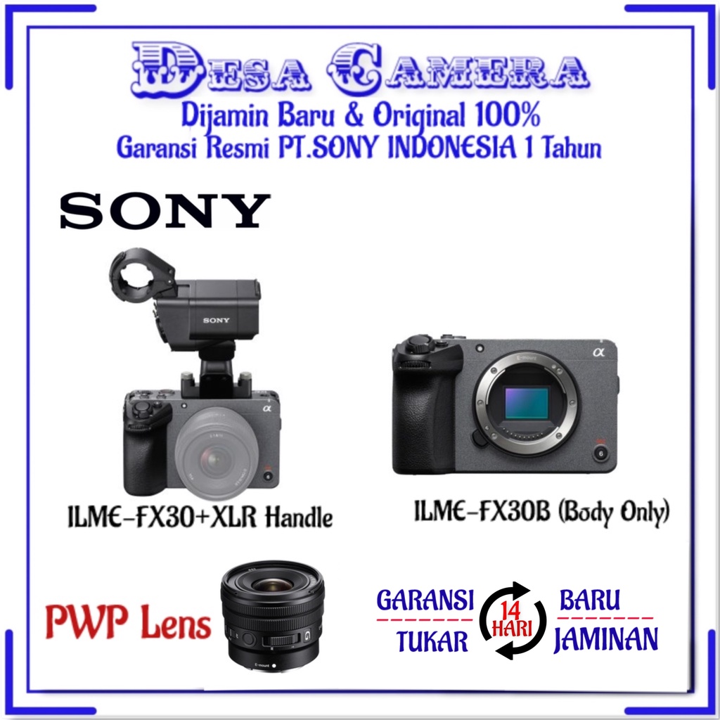 Jual Sony FX30 line E-mount Camera / Sony FX 30 Digital Cinema Camera | Shopee Indonesia