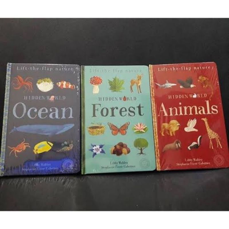 Jual HIDDEN WORLD ANIMALS OCEAN BUKU LIFT THE FLAP BOOK LIBBY WALDEN ...