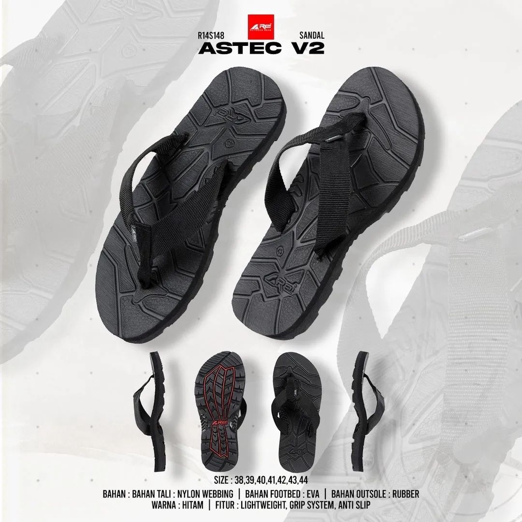 Jual Sandal Jepit Astec V2 Arei Outdoorgear Sendal Gunung rei | Shopee ...
