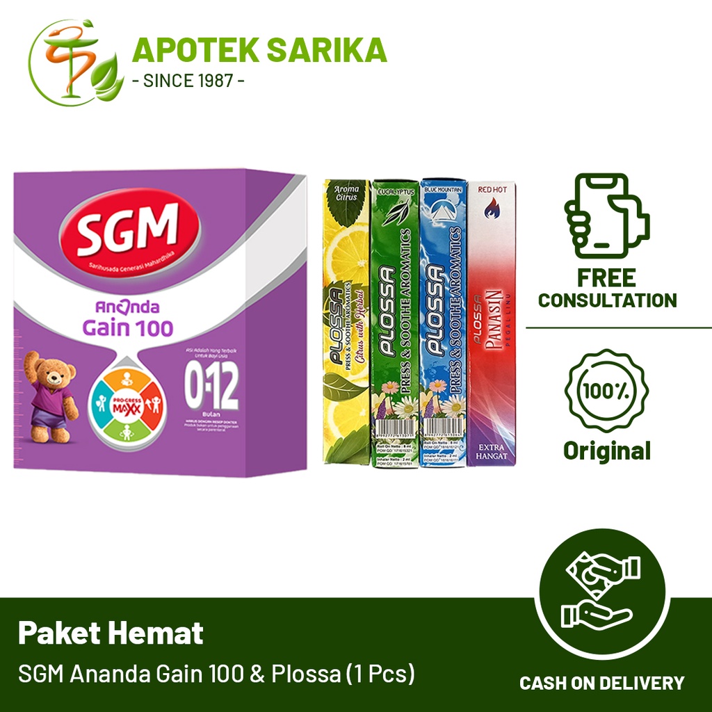 Jual SGM ANANDA GAIN 400GR (Susu Medis Menaikkan Berat Badan Bayi Usia ...