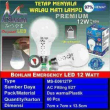 Harga bohlam emergency 12 watt Terbaru Nov 2025 | BigGo Indonesia