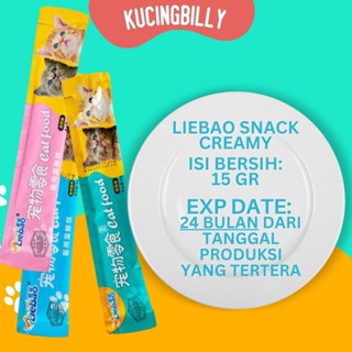 Jual Liebao cat snack kucing creamy 15gr | Shopee Indonesia