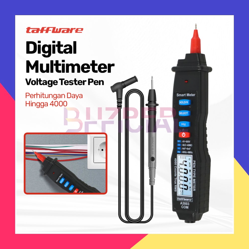 Jual Buzper Multimeter Avometer Digital Voltage Tester Pen - A33 ...