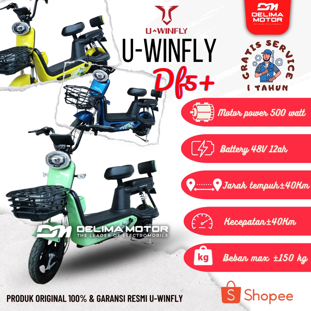 Harga Uwinfly Dragon Fly 5 Plus Sepeda Listrik Terbaru Juni 2023 |BigGo ...