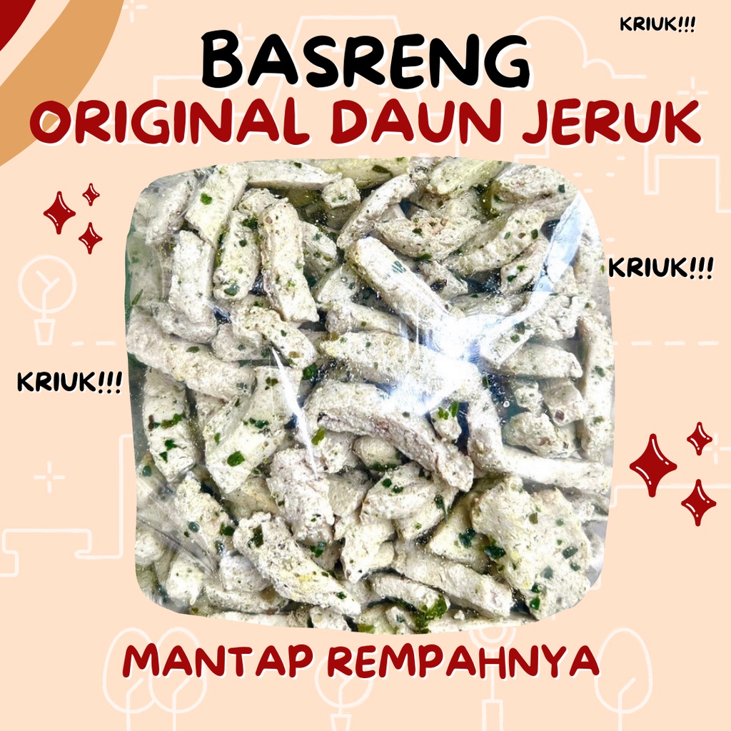Jual BASRENG ORIGINAL DAUN JERUK DENGAN BUMBU MELIMPAH ISI 500 GR ...