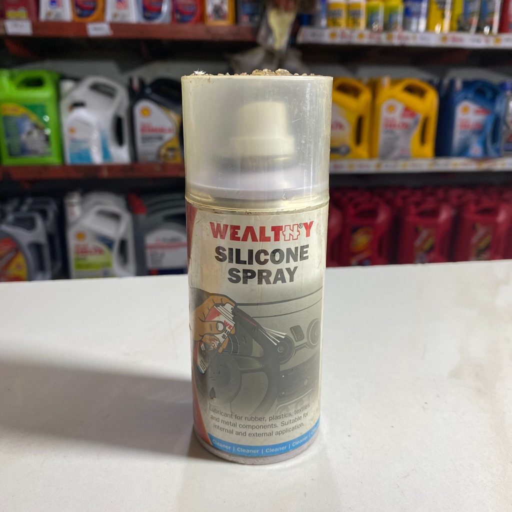 Jual WEALTHY SILICONE SPRAY / CAIRAN PEMBERSIH MESIN MOBIL 150ML ...