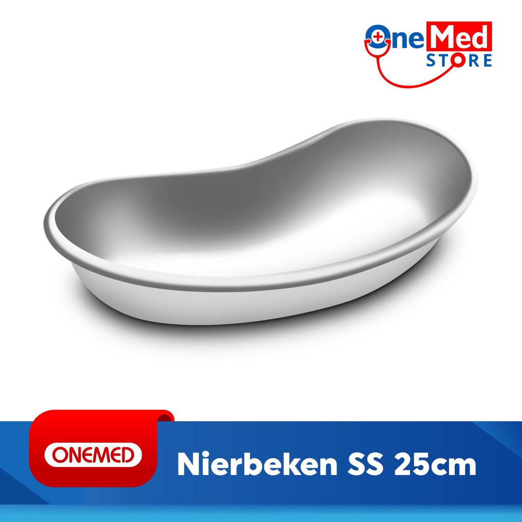 Jual Nierbeken Bengkok Stainless Steel OneMed 25cm | Shopee Indonesia