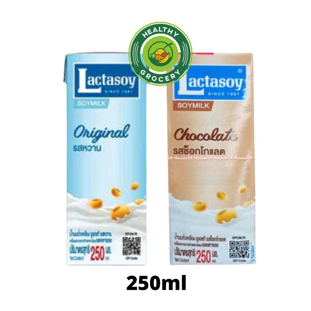 Jual LACTASOY Soymilk Chocolate / Original / Susu Kedelai 250ml ...