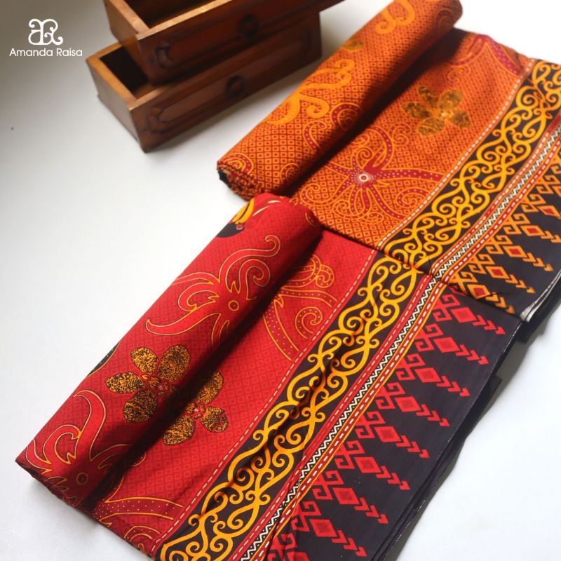 Jual Kain Batik Meteran Potongan Motif Dayak | Shopee Indonesia