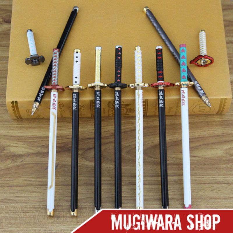 Jual Pena Nichirin Anime Demon Slayer Kimetsu no Yaiba Sword Pen Pulpen ...