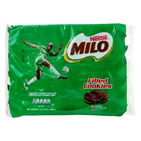 Jual Biskuit MILO Filled Cookies isi 12pak - Terenak Termurah | Shopee ...