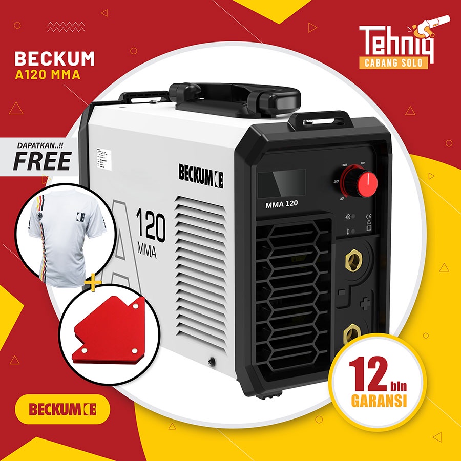 Jual MESIN LAS LISTRIK BECKUM MMA A 120 INVERTER WELDING | Shopee Indonesia