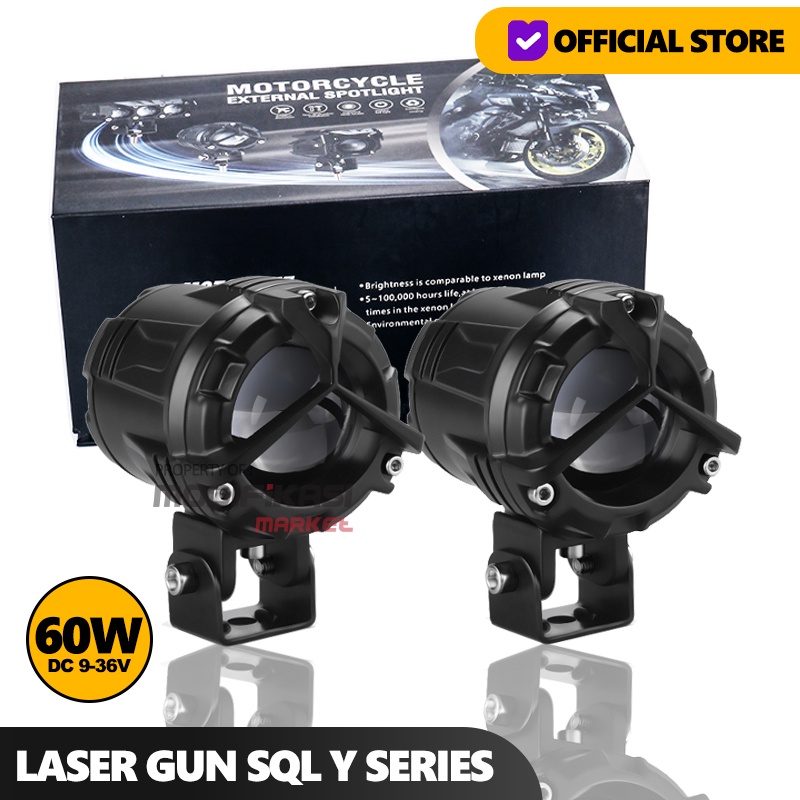 Jual Lampu LED Tembak Sorot LASER GUN SQL 1 Mata Y-Series 60W HYPER ...