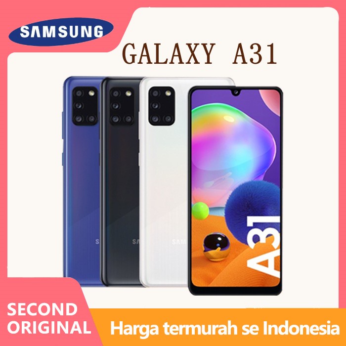 Jual SAMSUNG GALAXY A31 SECOND RAM 4GB 64GB ORIGINAL MULUS | Shopee Indonesia