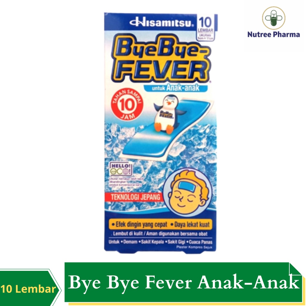 Jual Bye bye Fever Anak Harga box Isi 10 lembar | Shopee Indonesia