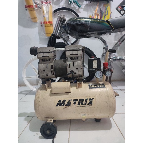 Jual Kompresor Matrix Oilless 1hp 25ltr | Shopee Indonesia