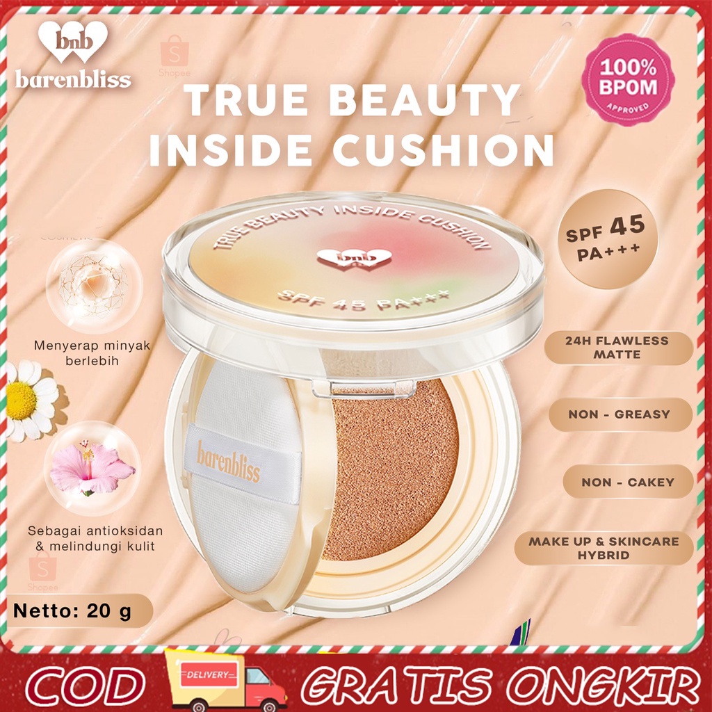 Jual BNB barenbliss Korean Bloomatte True Beauty Inside Cushion 24H ...