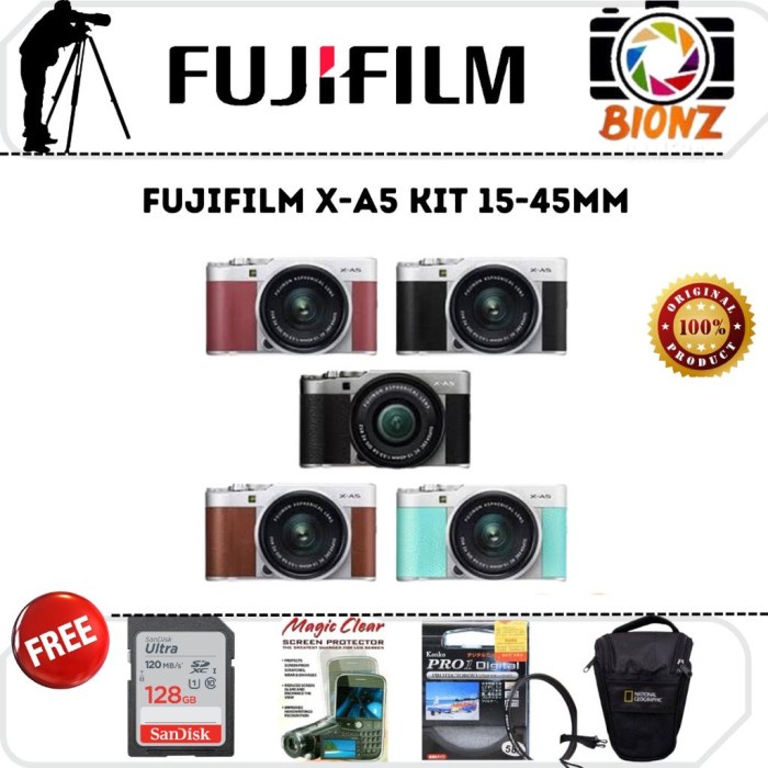 Jual FUJIFILM X-A5 KIT 15 45MM / CAMERA FUJIFILM XA5 KIT 15-45MM ...