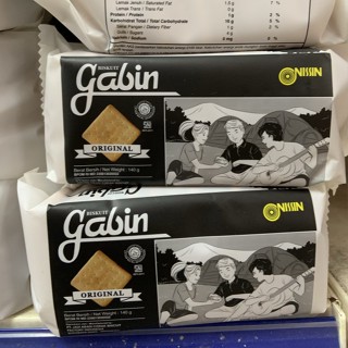 Jual NISSIN Biscuit Gabin Original Pack 140gr | Shopee Indonesia