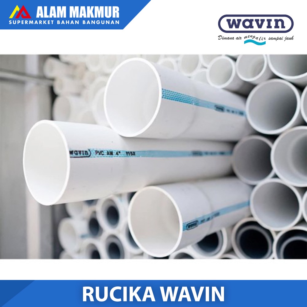 Jual PIPA AIR RUCIKA WAVIN 1/2 IN 1 IN 2 IN 3 IN 4 IN DAN 6 IN | Shopee ...