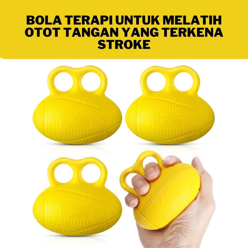 Jual ORIGINAL Bola Terapi Tangan Stroke Melatih Motorik Otot Tangan ...