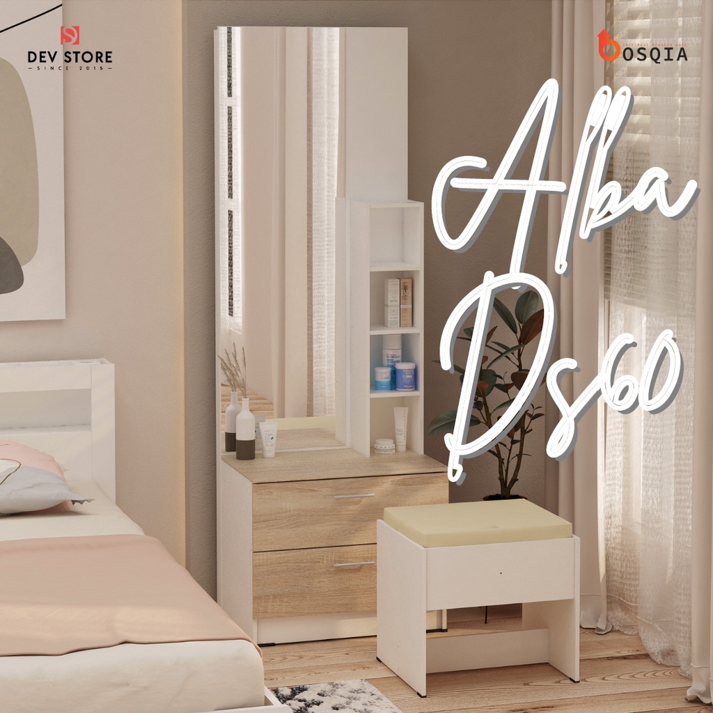 Jual Meja Rias Tinggi Dengan Kursi / Dressing Table / ALBA DS60 ...