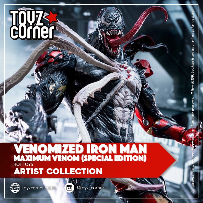 Jual Toyz Corner - Hot Toys AC-004 / AC04 Maximum Venom - Venomized Iron Man (Special Edition ...
