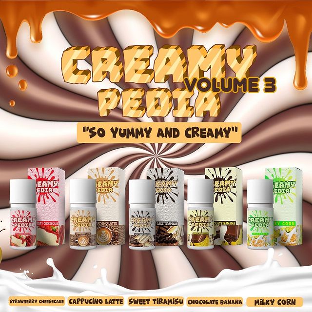 Jual Creamy Pedia 30ML 30 ML Milky Corn Capucino Latte Banana Chese ...