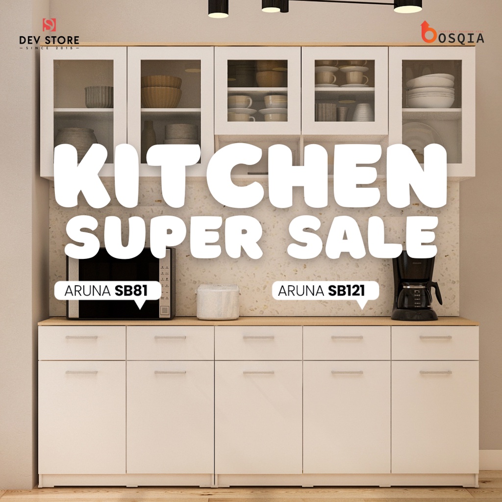 Jual Lemari Bawah Dapur / Bufet dengan 3 Laci / Kitchen Set Bawah 3 ...