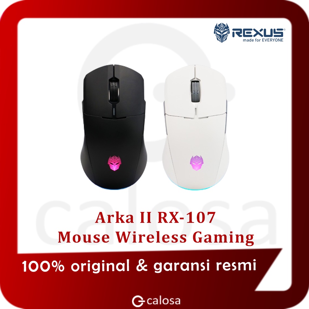 Jual Rexus Mouse Wireless Gaming Arka II RX-107 RGB Dual Connection ...