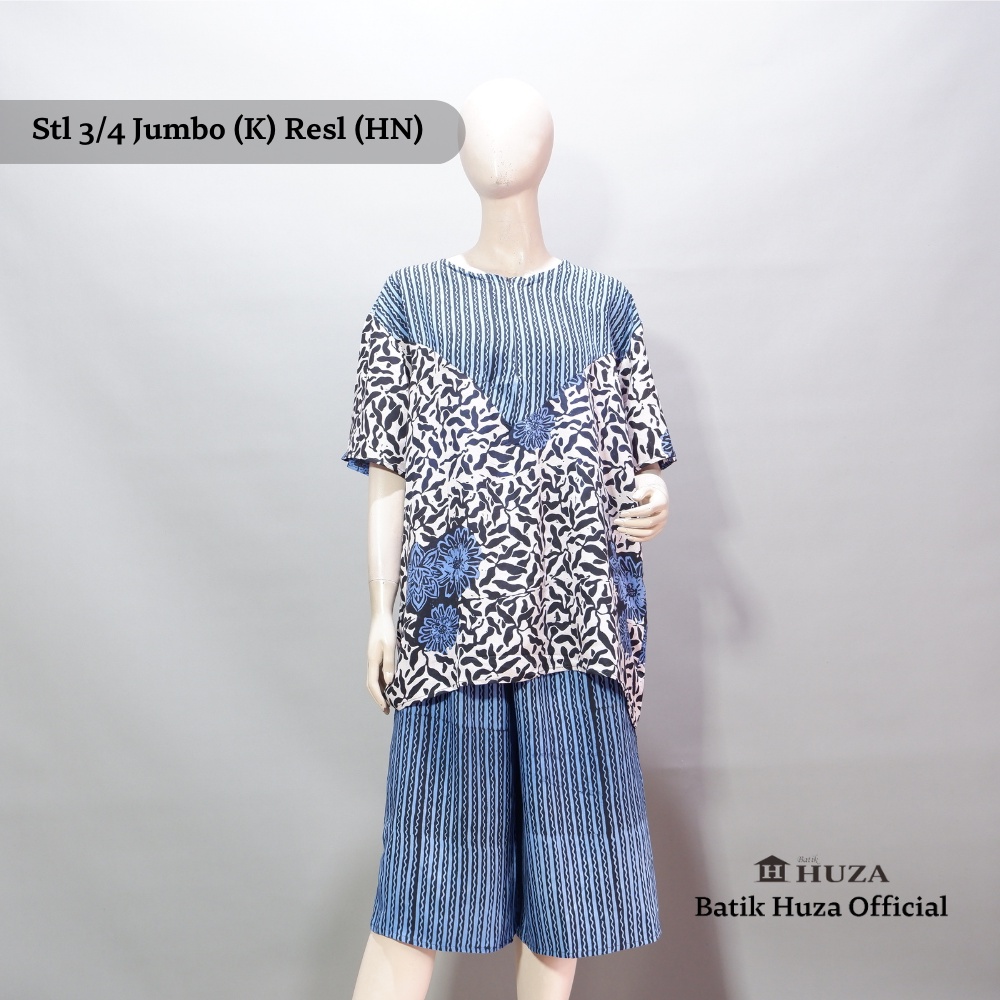 Jual Batik Huza Setelan Batik BUSUI 3/4 Jumbo (K) Resl (HN) | Shopee ...