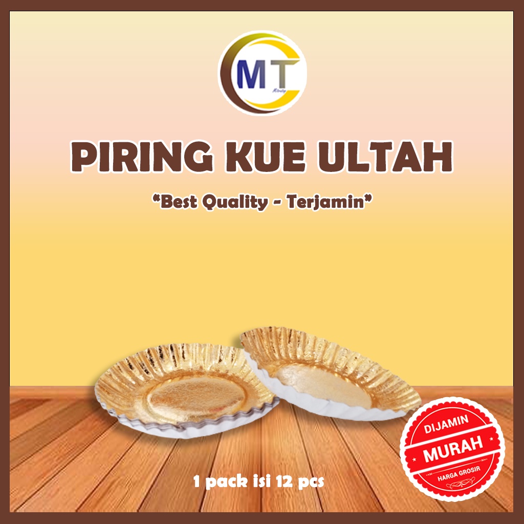 Jual Piring Kue Ultah Emas 12 pcs | Piring Kertas Kue Ulang Tahun | Piring Pesta Kertas Emas ...