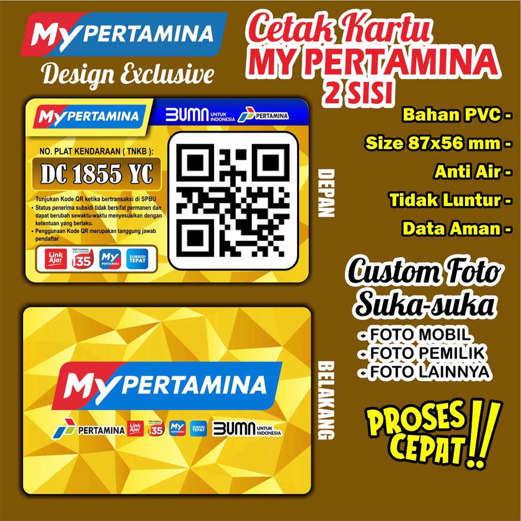 Jual CETAK KARTU MY PERTAMINA / ID CARD PERTAMINA / KARTU BARCODE ... Jual CETAK KARTU MY PERTAMINA / ID CARD PERTAMINA / KARTU BARCODE ...