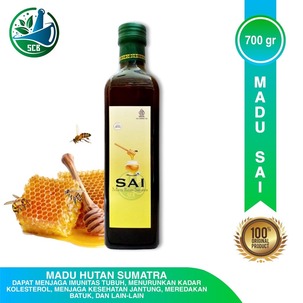 Jual SAI Madu Hutan Sumatera (Madu Kuning Manis) 700 Gram Asli Original ...