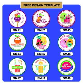 Jual Sticker Label Minuman Custom Cetak Stiker Produk Kemasan Minuman ...
