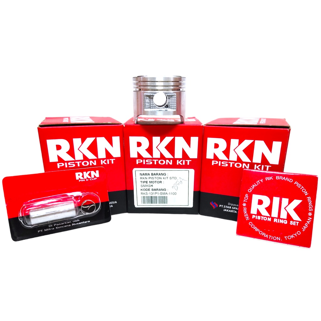 Jual PISTON KIT SEHER SET STD SMASH MEREK RKN | Shopee Indonesia