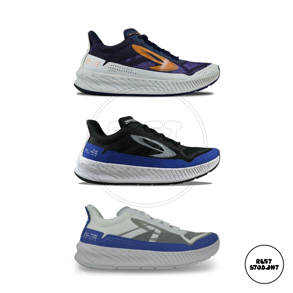 Jual Sepatu 910 Nineten Geist Ekiden - Biru Dongker Orange | Hitam Biru ...