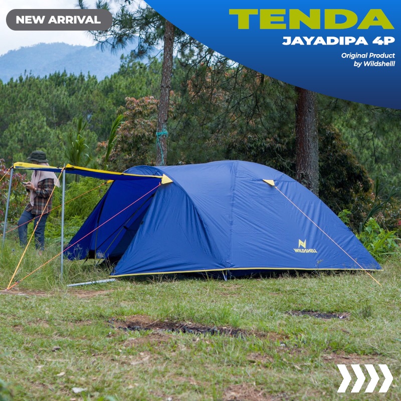 Jual TENDA JAYADIPA 4P SERIES ORIGINAL PRODUK WILDSHELL, TENDA HIKING ...