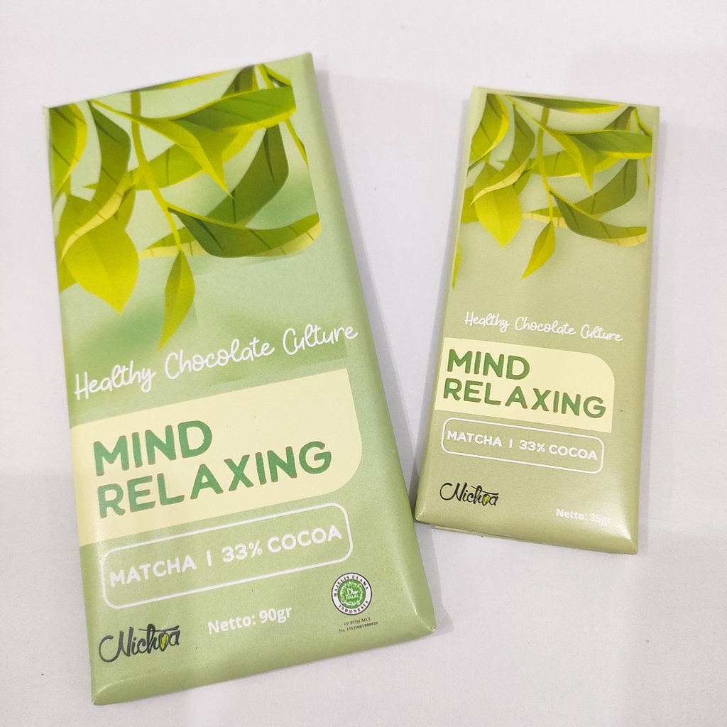 Jual Nichoa Chocolate Matcha Mind Relaxing Cokelat Bar | Shopee Indonesia